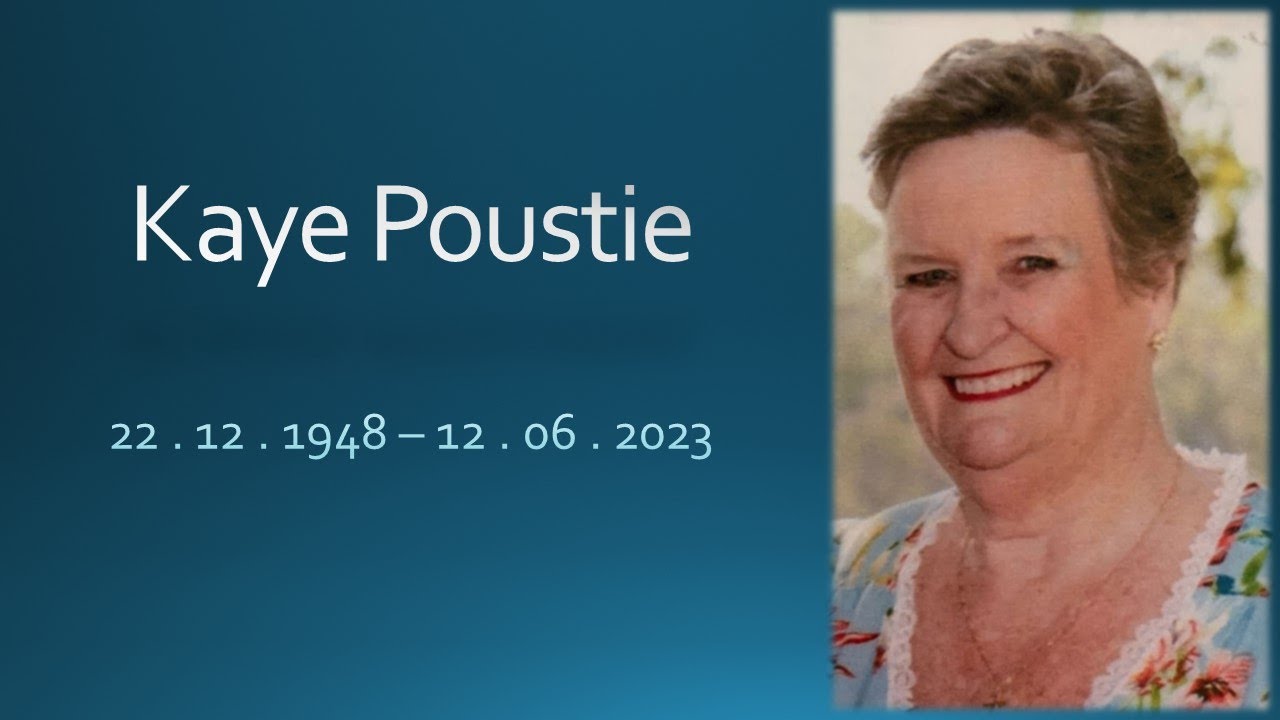 Funeral Mrs. Kaye Poustie Cobram - YouTube