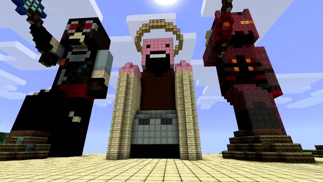 Minecraft - Matt and Phil Statues - YouTube
