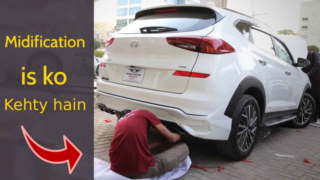 Hyundai Tucson Body Kit | Amazing Front Grill | Modification on Sehgal ...
