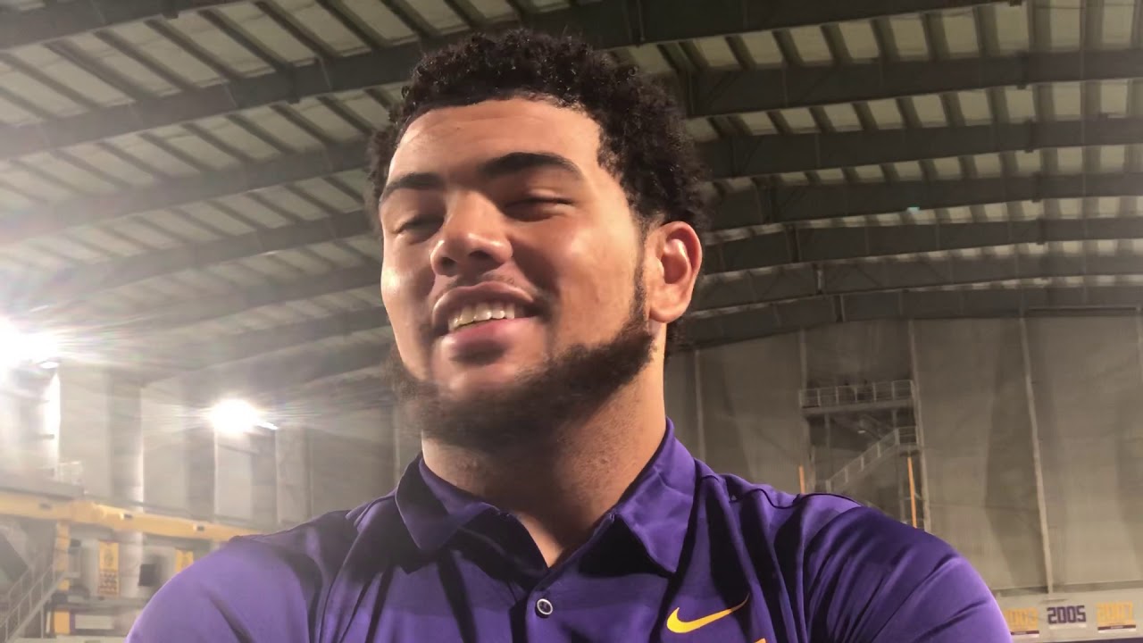 LSU TE Thaddeus Moss on his reaction when he learned he was named a ...