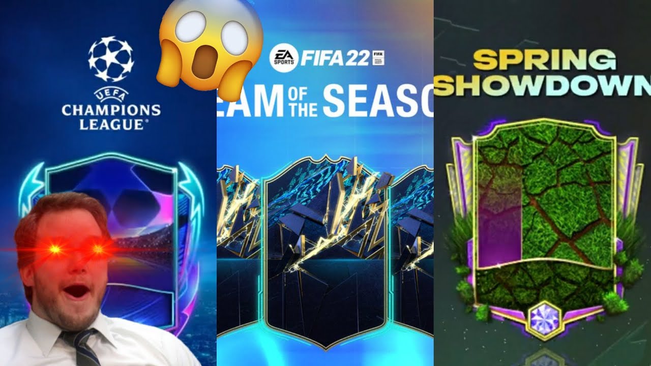 FIFA MOBILE CRAZY PACK OPENING TEAM OF THE SEASON, UCL,SPRING SHOWDOWN ...