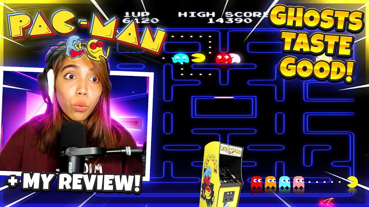 FIRST TIME EVER Playing Pac Man Arcade! ️🕹️ Reaction, Gameplay & Fail ...