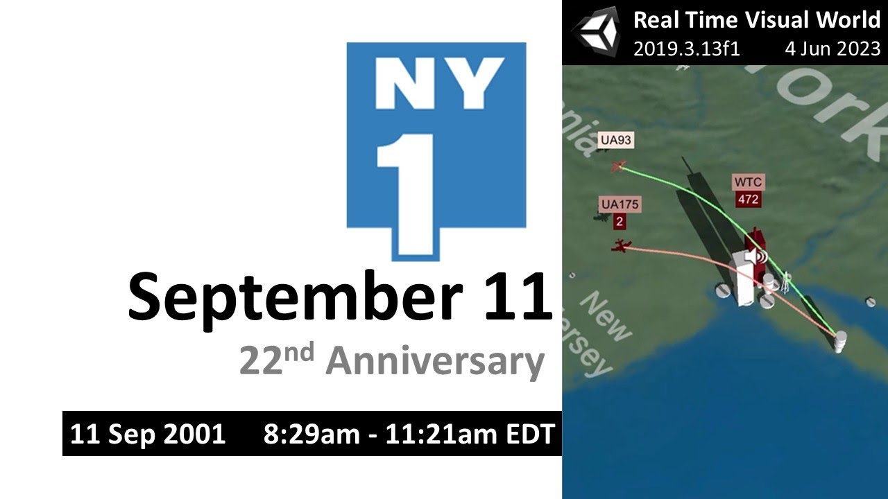 Real Time: September 11 2001 | NY1 (8:29am - 11:21am EDT) - YouTube