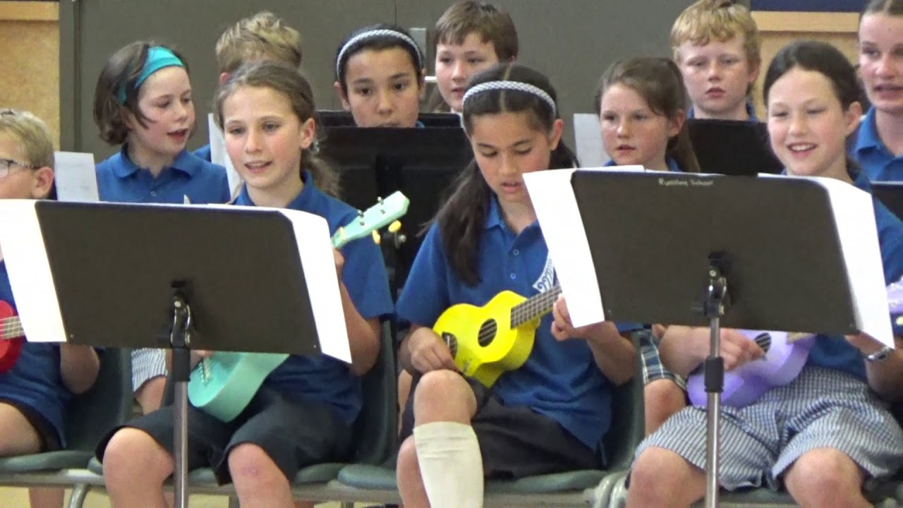 Russley School Orchestra, Ukes and Brass - YouTube