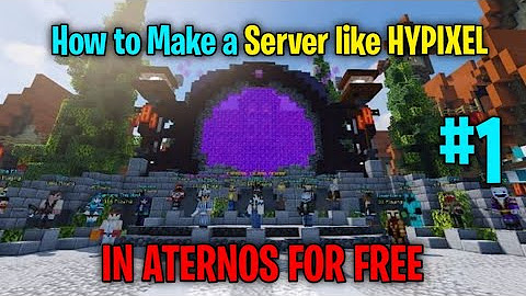 How to Make a Server Like hypixel in Aternos - YouTube