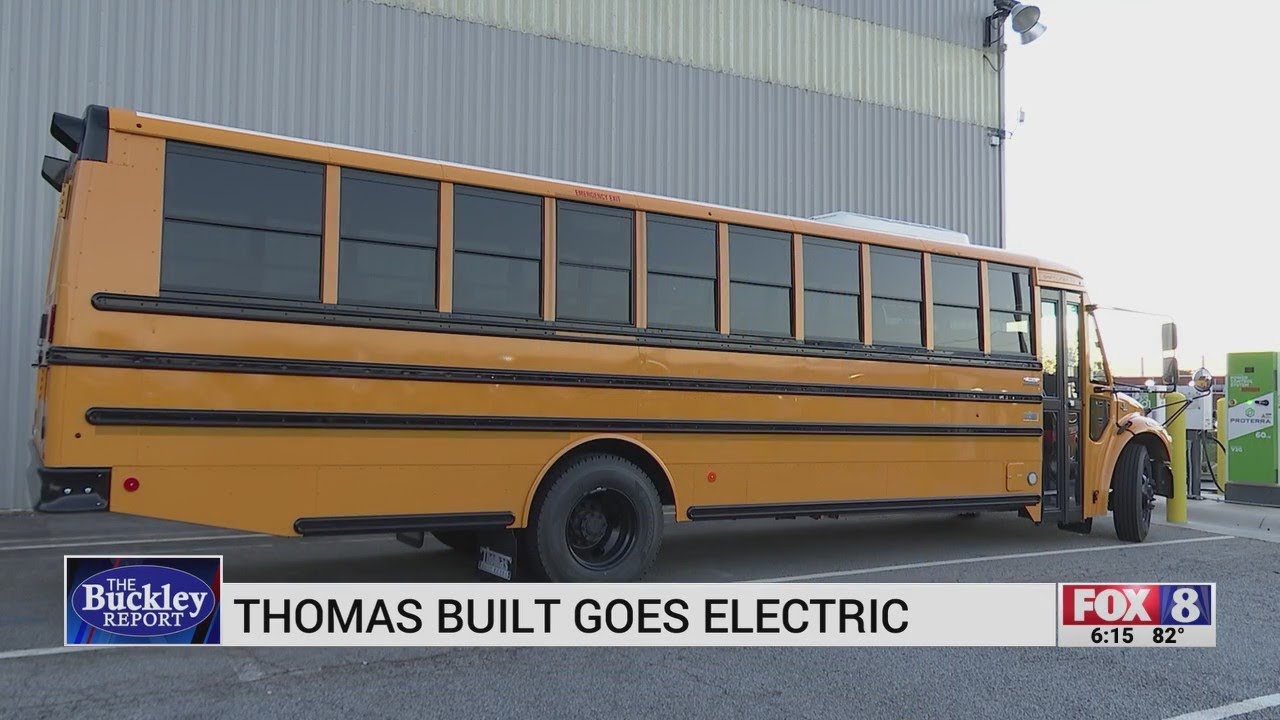 Thomas Built Buses goes electric - YouTube
