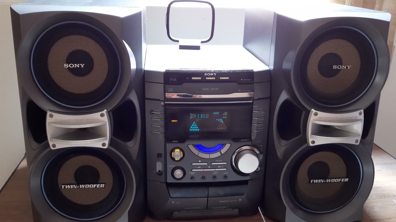 RÁDIO SONY MHC- DX90 ANO 2000 - YouTube