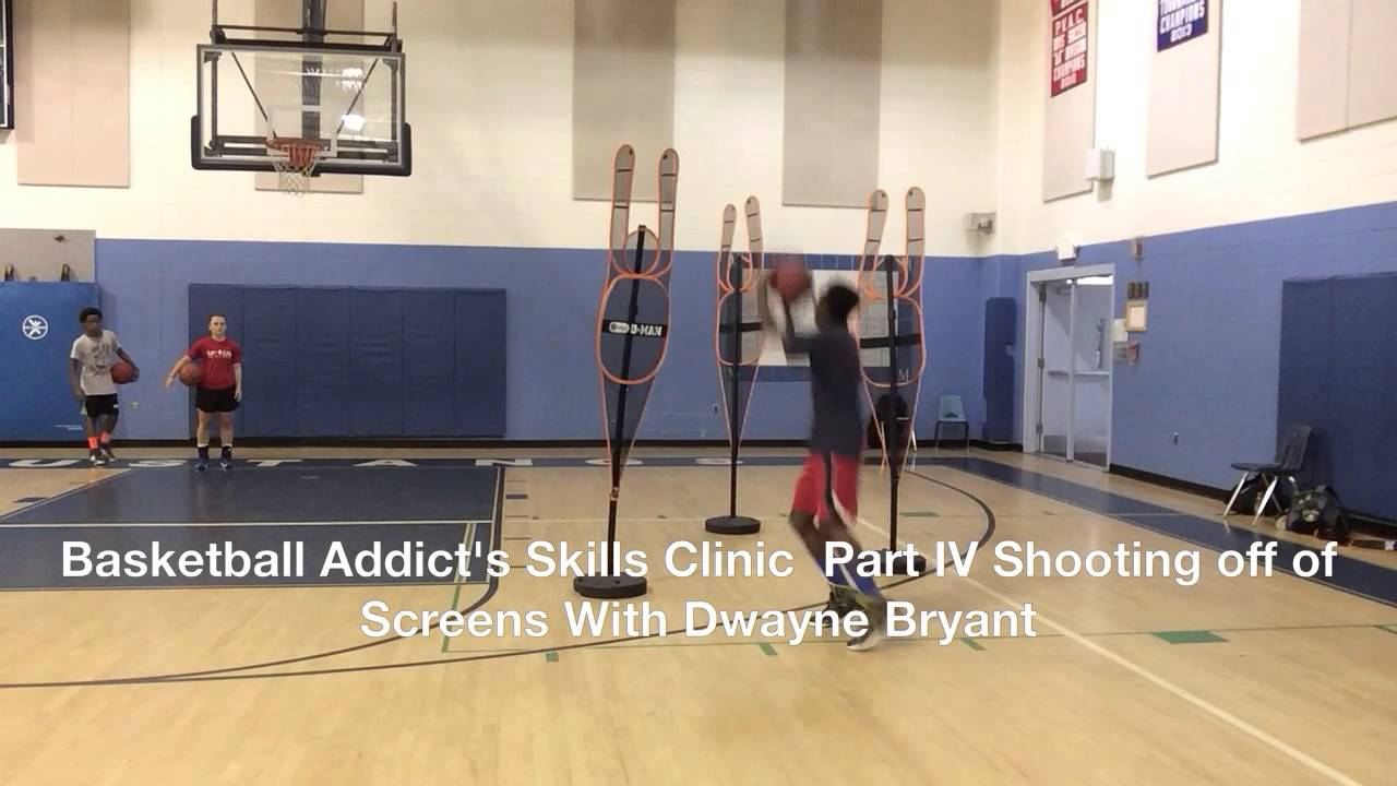 Basketball Addict's Skills Clinic Shooting off of Screens - YouTube