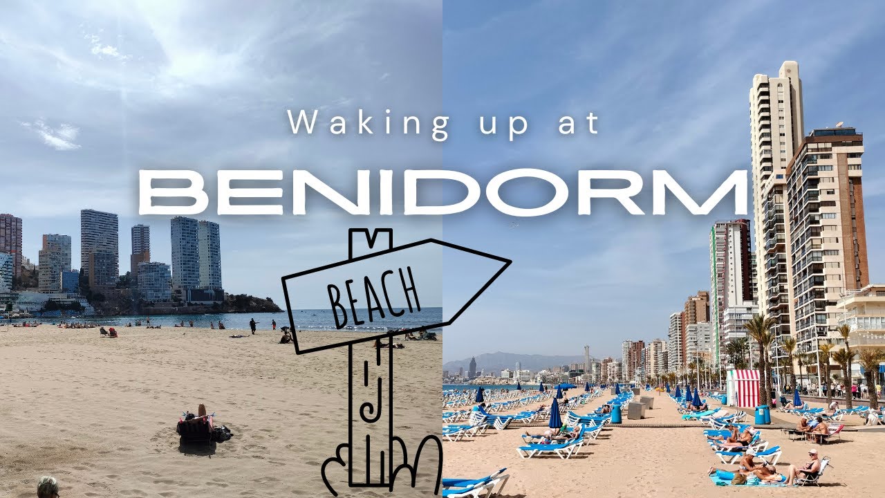 Benidorm Beach - Nice sunshine in March! - YouTube