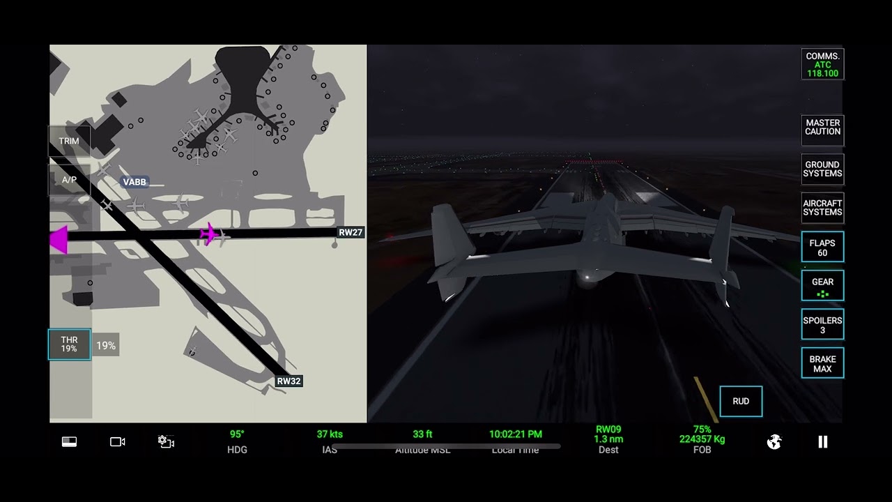 Antonov An 225 Mirya landing in Mumbai airpot - YouTube