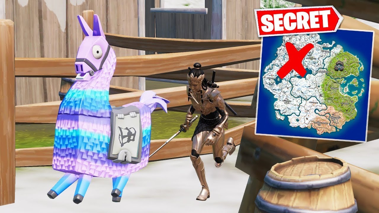 Ce LAMA secret SPAWN au MEME endroit à CHAQUE PARTIE Fortnite ! - YouTube