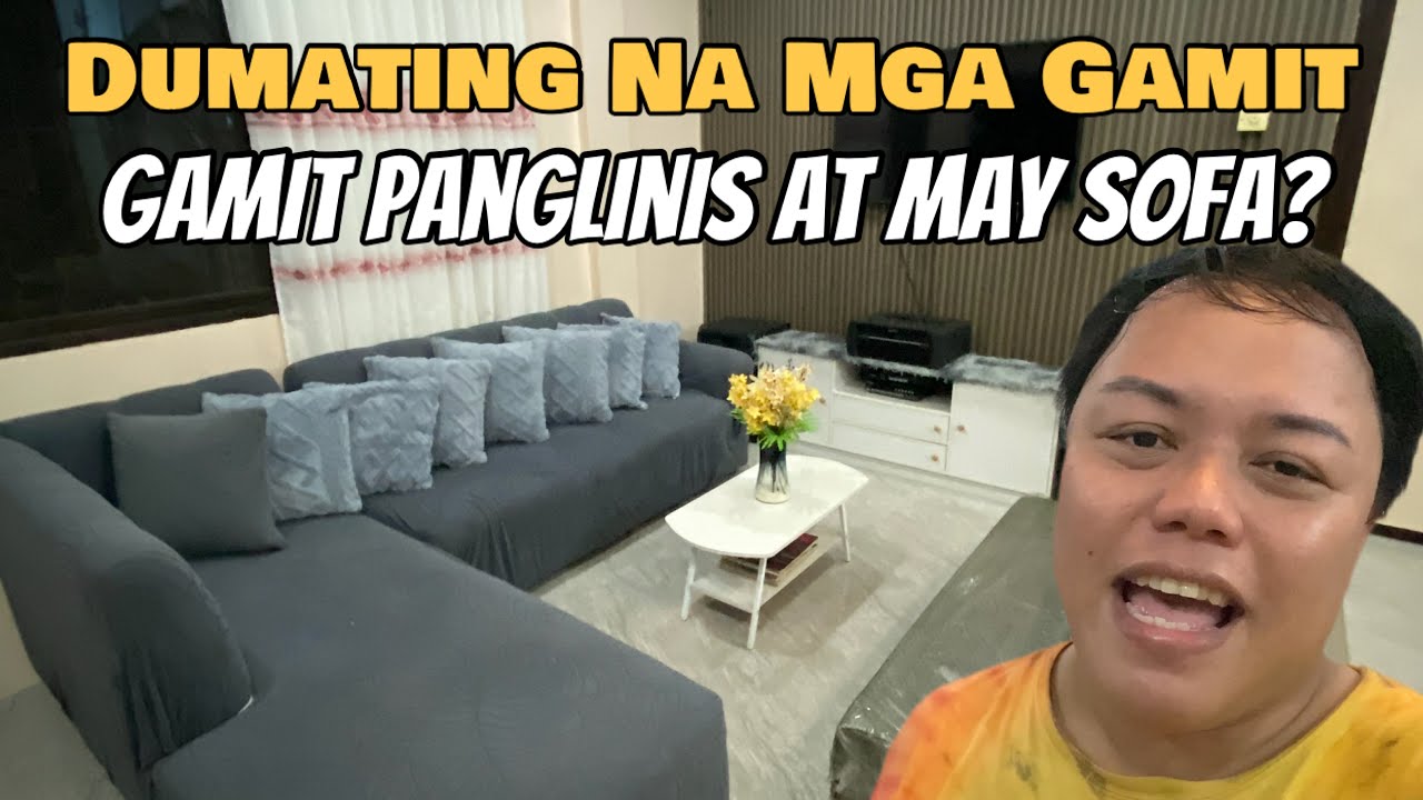 MGA GAMIT SA BAHAY | GAMIT PANG LINIS | MAY DUMATING NA SOFA? HALA ...