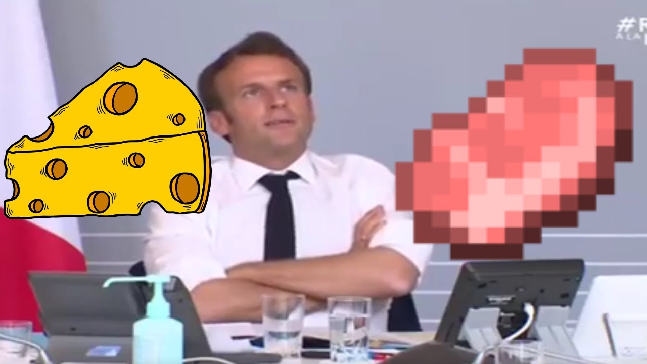 Manu macron - Du fromaj 🧀, du jambon 🍖, des choses très concrètes - YouTube