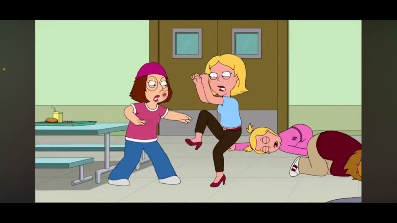 Family Guy Meg and Chris Cafeteria Fight Scene OMG!!😱 - YouTube