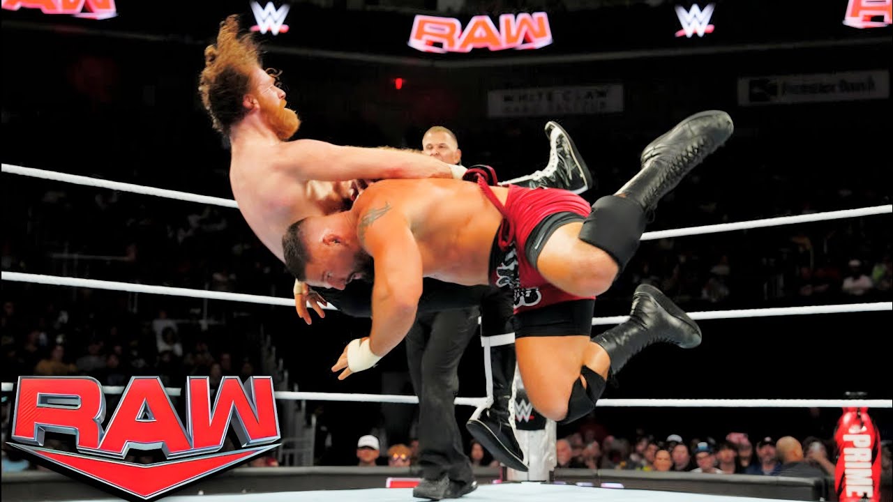 Bron Breakker vs Sami Zayn Full Match - WWE Raw highlights 2024 - YouTube