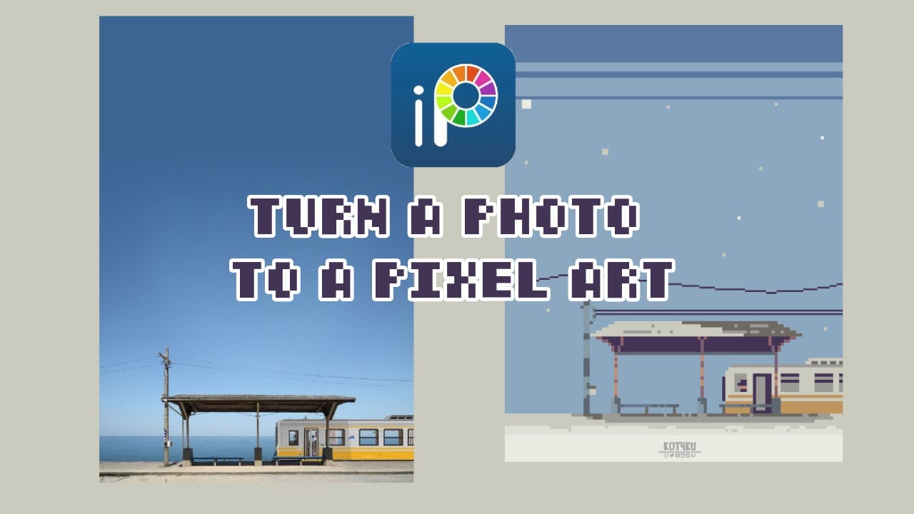 Turn a Photo to a Pixel Art - Speed Pixel Art - YouTube