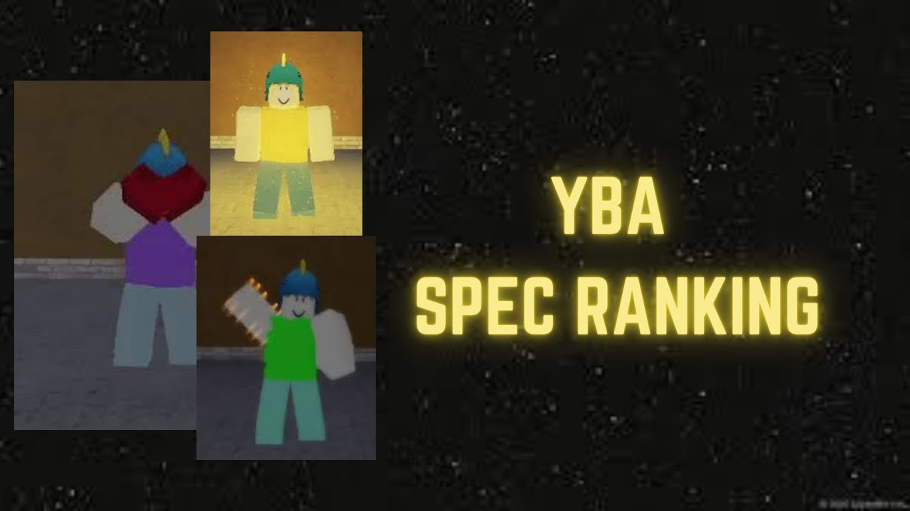 [YBA] Spec Ranking - YouTube
