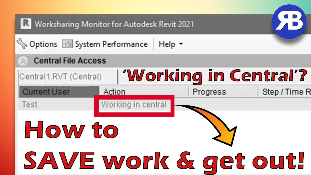 Revit Snippets: How to save work when you’re in the Central model - YouTube