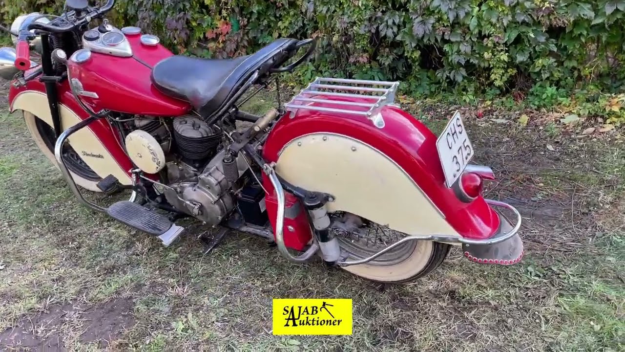 Indian Chief, USA, 1946 | Sajab Auktioner - YouTube