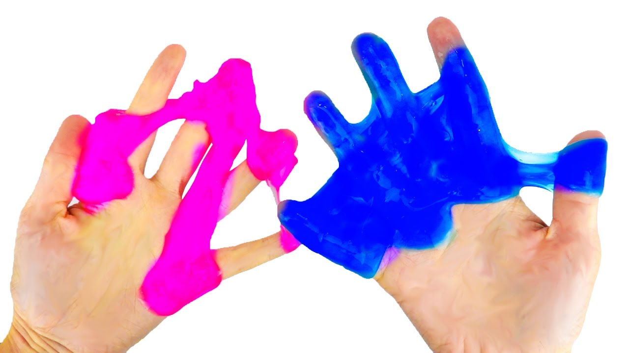 Learn colours with slime, glitter and fingers! Plus kids slime surprise ...