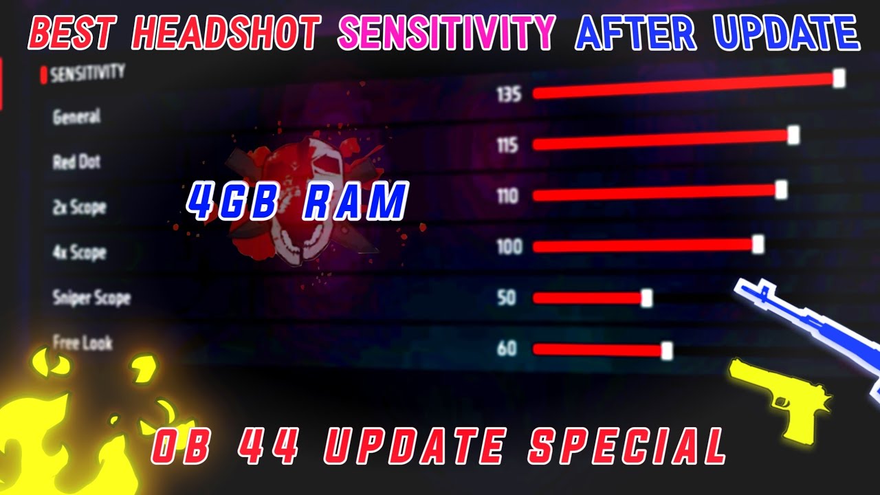 200 SENSITIVITY 🙆🏻 AFTER UPDATE| BEST ( ONE TAP ) HEADSHOT SENSITIVITY ...