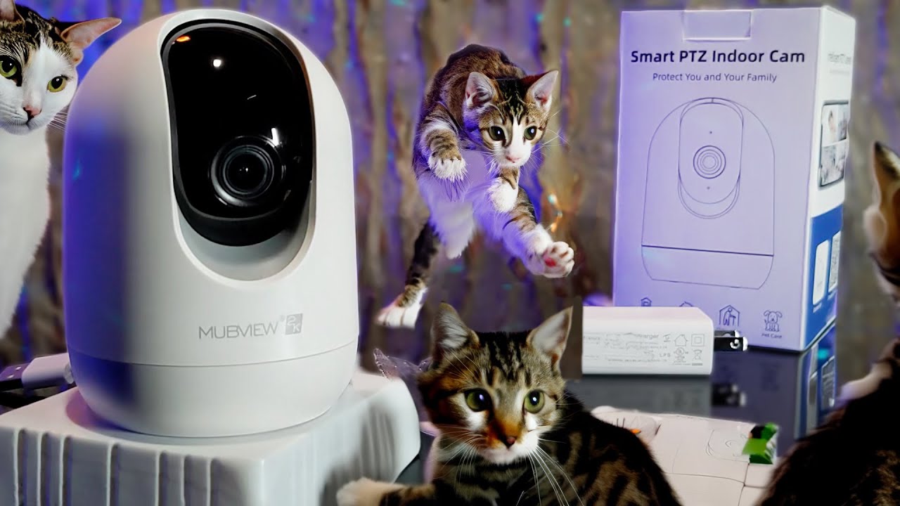 MUBVIEW Smart Pet Camera - Unboxing & Review - YouTube