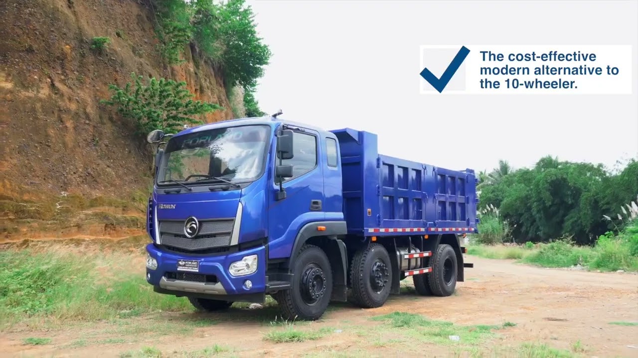 KAKAIBANG HEAVY DUTY 8-Wheeler 13CBM Dump Truck - YouTube