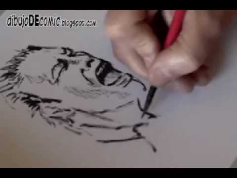 drawing face of pain.avi - YouTube