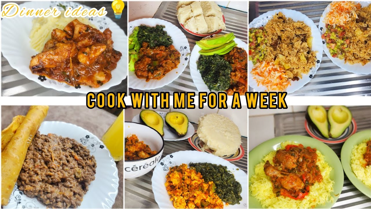 COOK WITH ME FOR A WEEK//WHAT WE EAT FOR DINNER//KENYAN MEALS🥰🥰 - YouTube