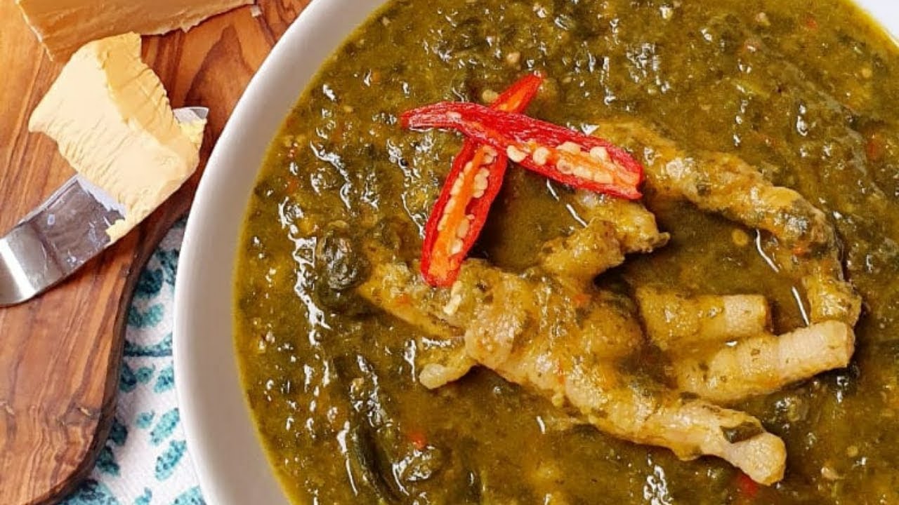 Trini Callaloo with Chicken Foot- Episode 992 - YouTube