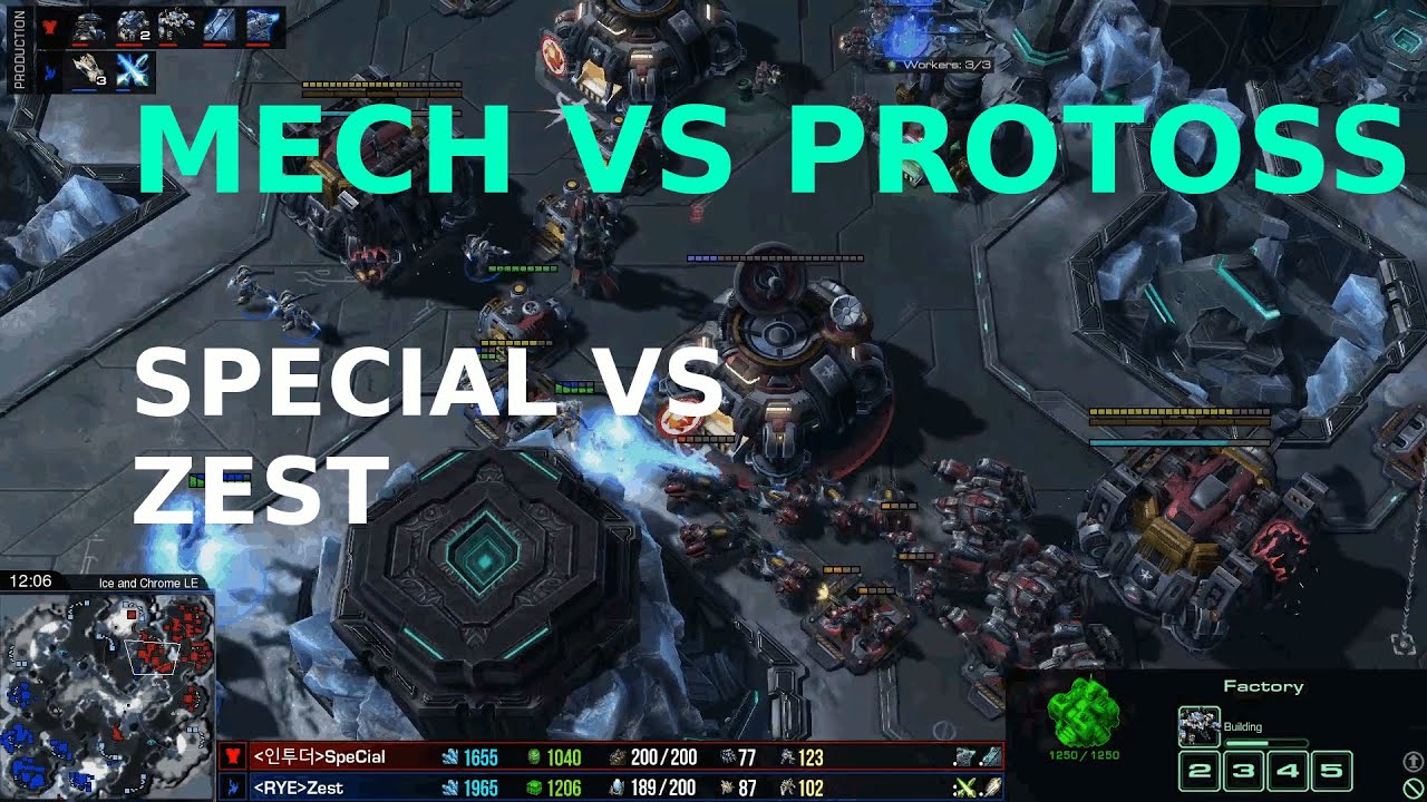 MECH VS PROTOSS - SpeCial vs Zest - TvP - Starcraft 2 - YouTube