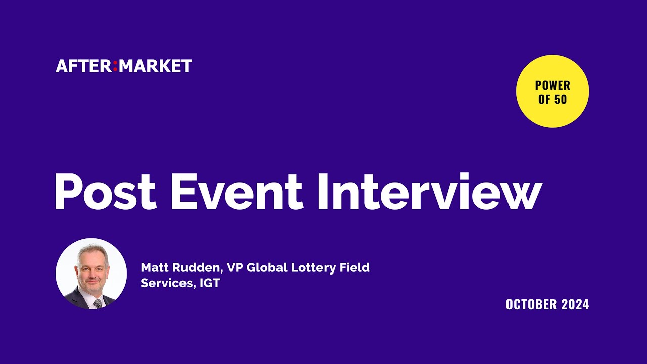 Post event interview with Matt Rudden, IGT - YouTube
