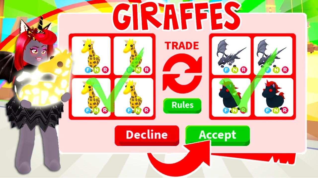 Deciding To Trade GIRAFFES ONLY To See What People Would Offer In Adopt ...