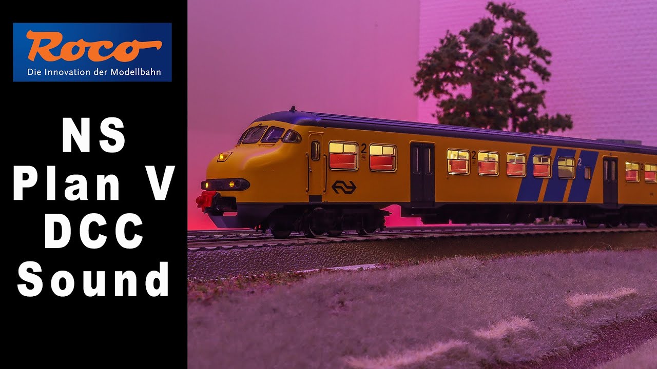 Roco 63139 NS Plan V 418 DCC Digitaal Sound H0 - YouTube