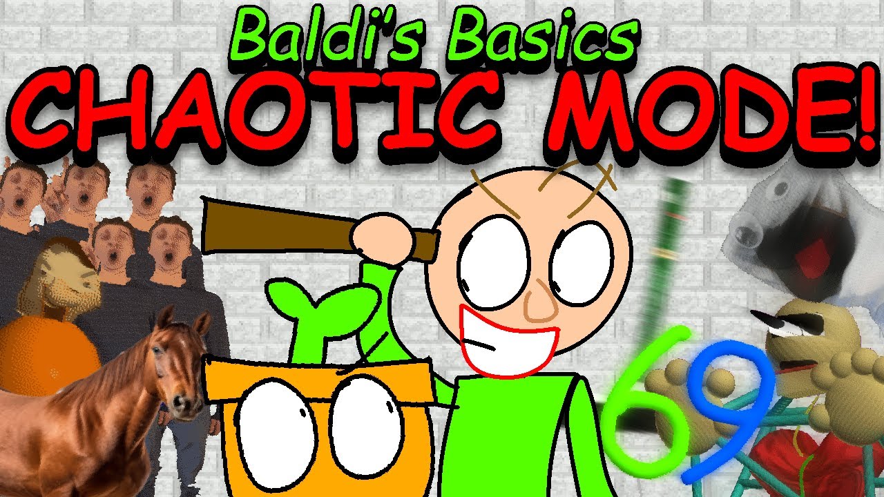 Baldi's Basics but CHAOTIC!!! (Baldi Mod) - YouTube