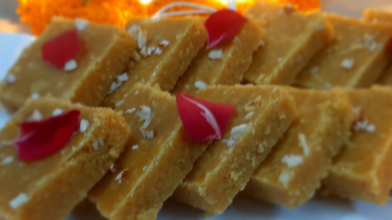 बेसनवडी|Besan vadi recipe in marathi |instantbarfi - YouTube