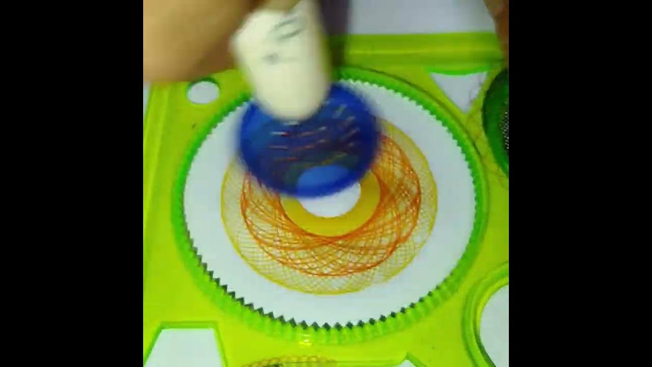 DIY spirograph | #spirograph #asmr #art #diy | Spirograph DIY asmr Circles - YouTube