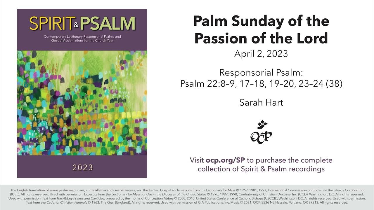 Spirit Psalm Palm Sunday 2023 Year A Psalm 22 Hart YouTube spirit-psalm-palm-sunday-2023-year-a-psalm-22-hart-youtube