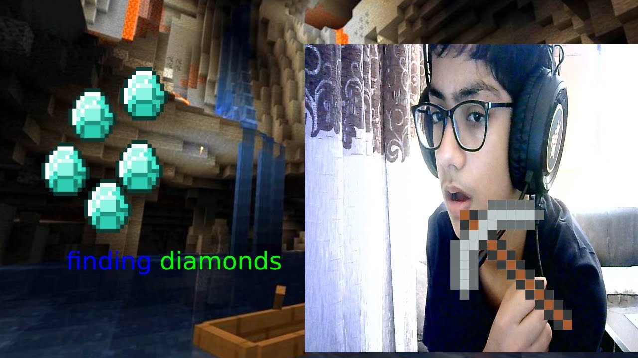 finding diamonds by strip mining like live insaan do minecraft #2 - YouTube
