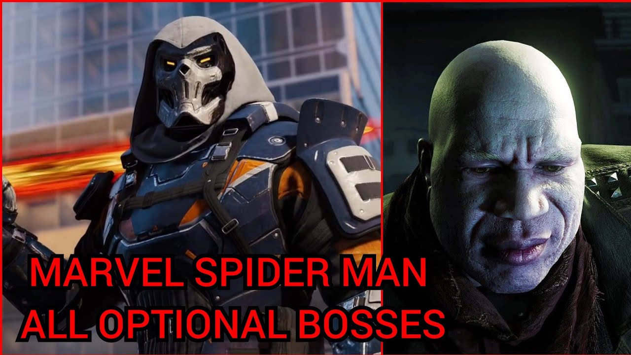 Marvel Spider Man All Optional Bosses ( PC With Controller ) - YouTube
