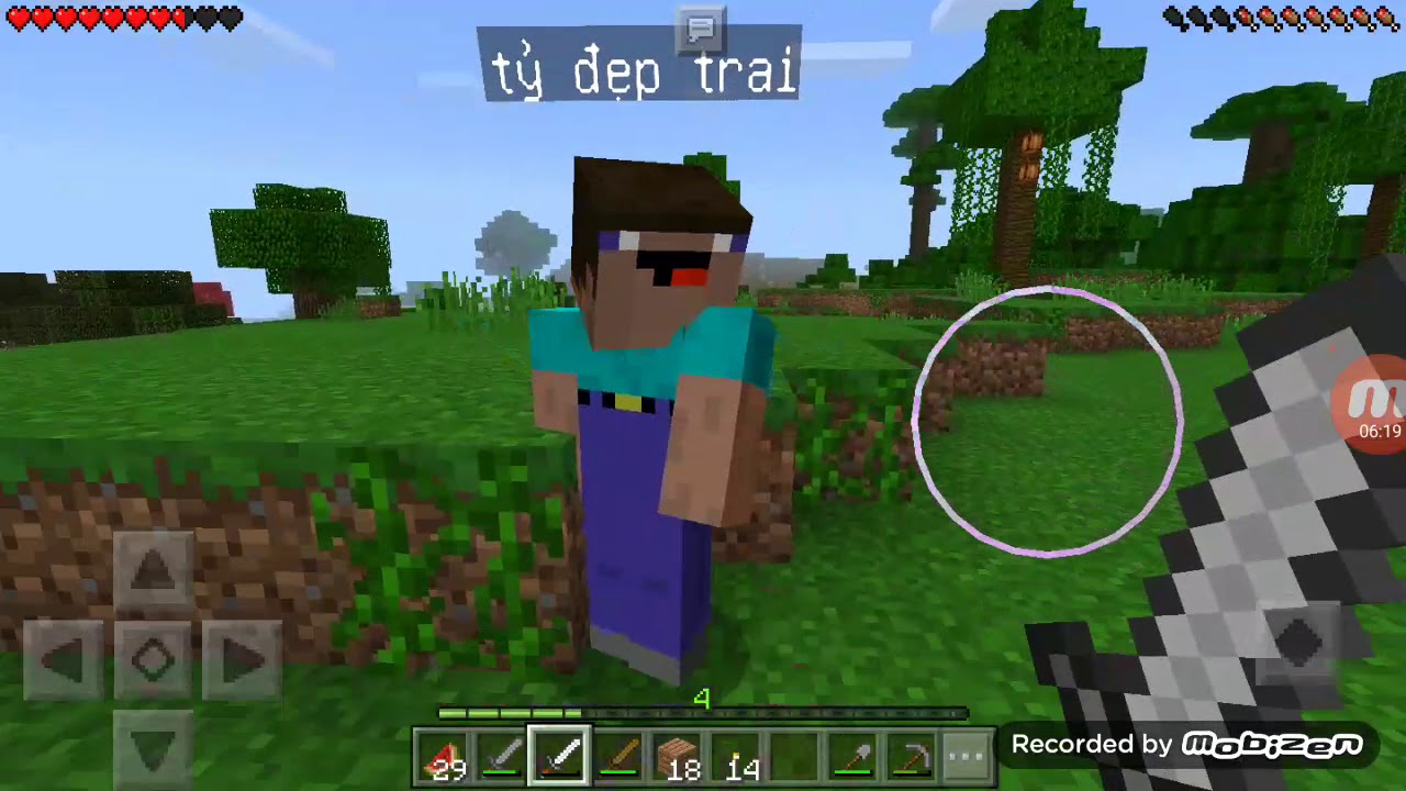 Minecraft sinh tồn skin #4 skin anh da đen - YouTube