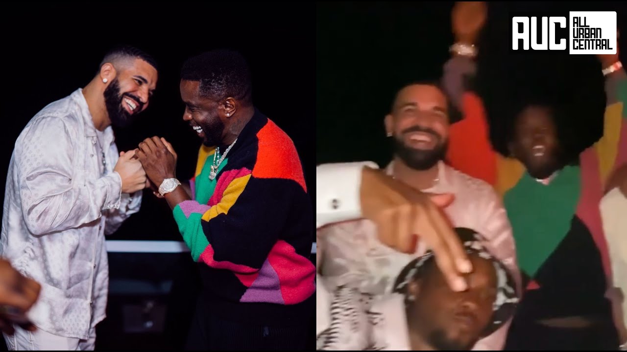 Drake Squashes Beef With Diddy Pulls Up To His 4th Of July Party - YouTube