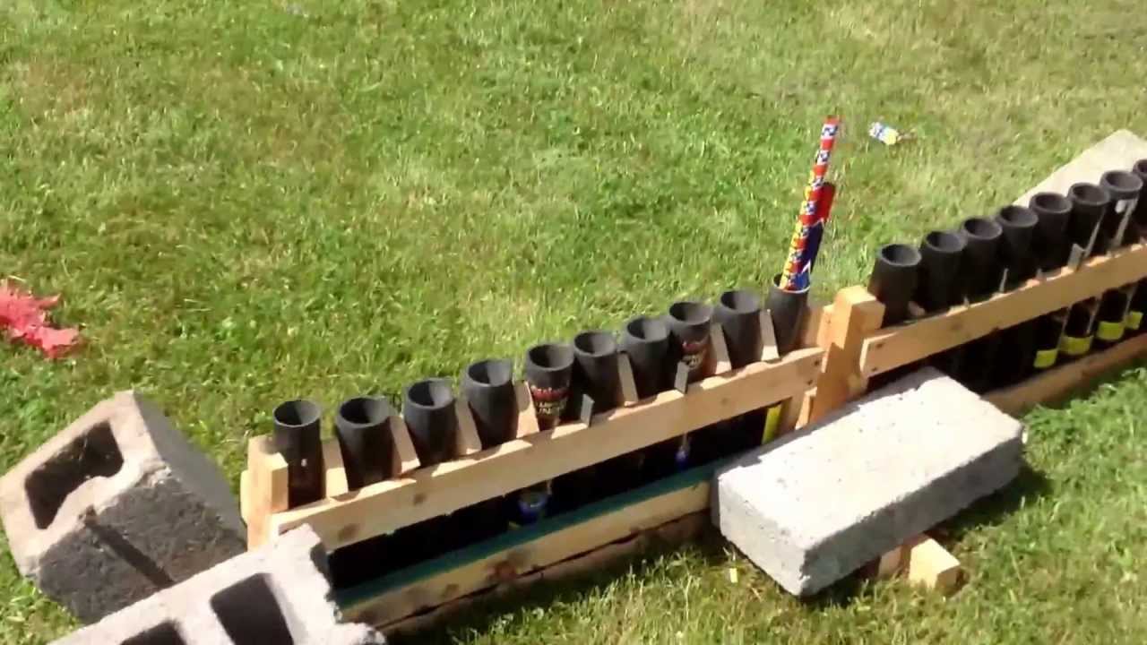 2013 firework setup - YouTube
