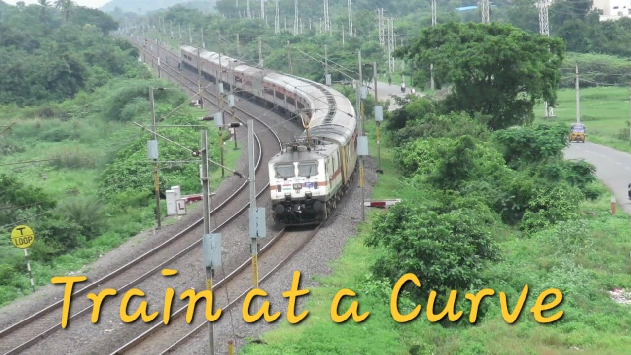 Beautiful View from the Top || Honking Super Fast Express Train ...