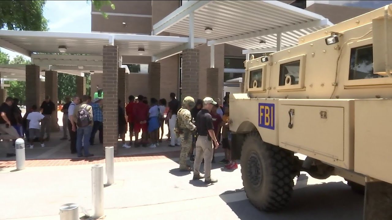 Local students gets hands-on experience with the FBI - YouTube