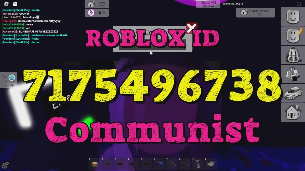COMMUNIST Roblox Song Codes - YouTube