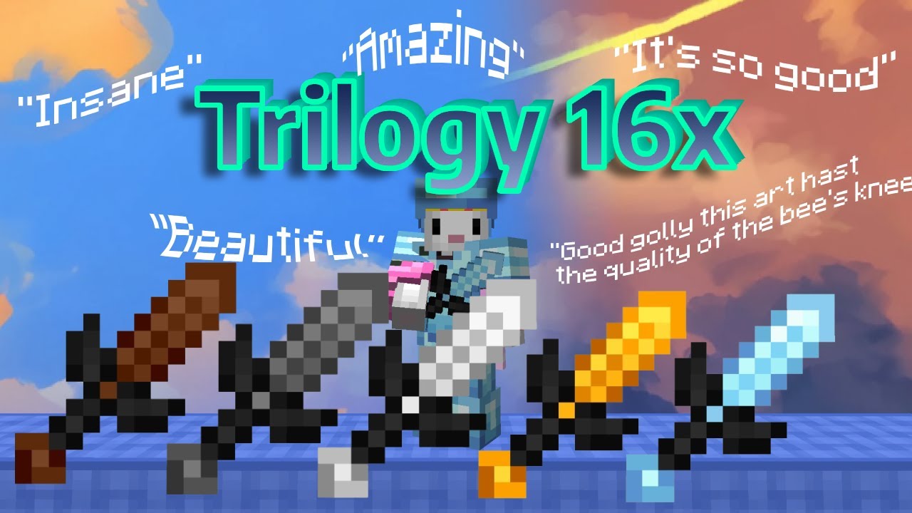 I Created the PERFECT Texture Pack (Trilogy 16x) *CUSTOM SOUNDS* - YouTube
