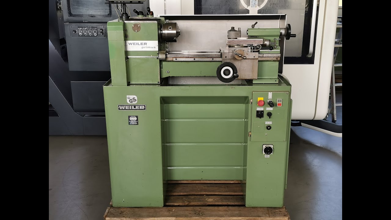 Präzisionsdrehmaschine WEILER Primus MD-G - YouTube