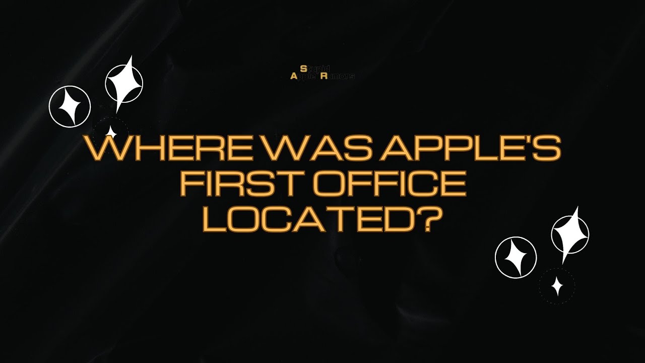 Where was Apple's first office located - YouTube