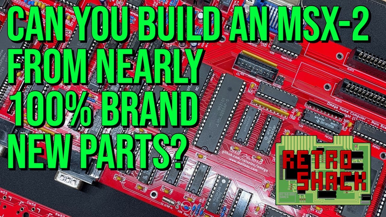 Can we build an MSX-2 from (nearly) 100% new parts? Let's find out in ...